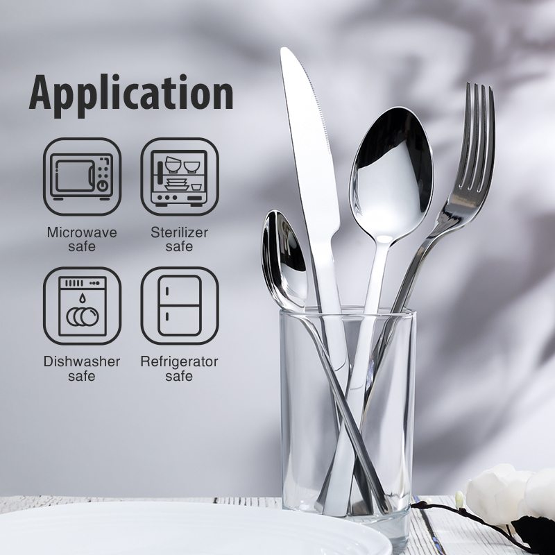 Cheap Silverware Flatware Set,4 Piece - Homefavour